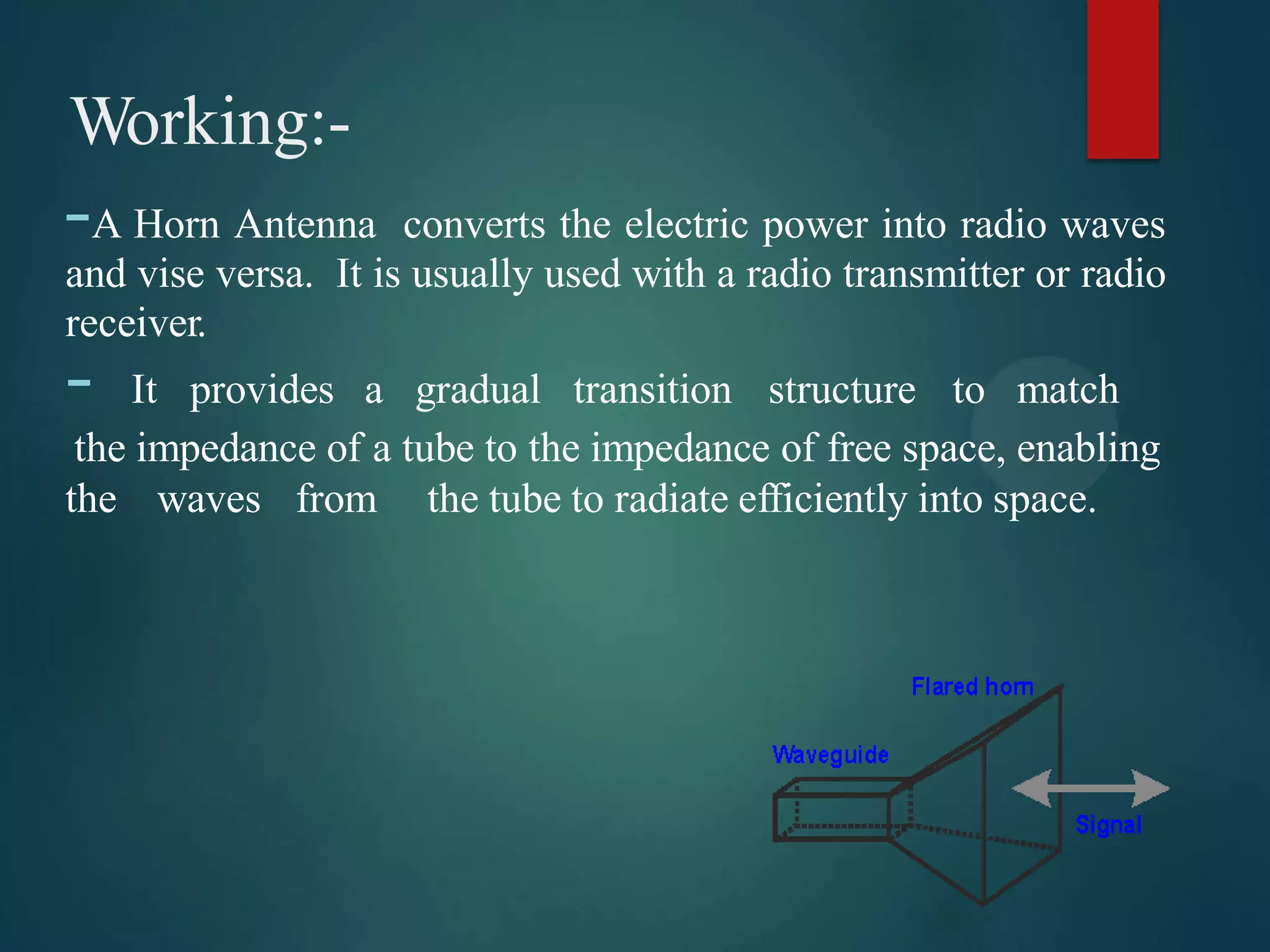 Various types of antenna used for transmitting and receiving | PPTX