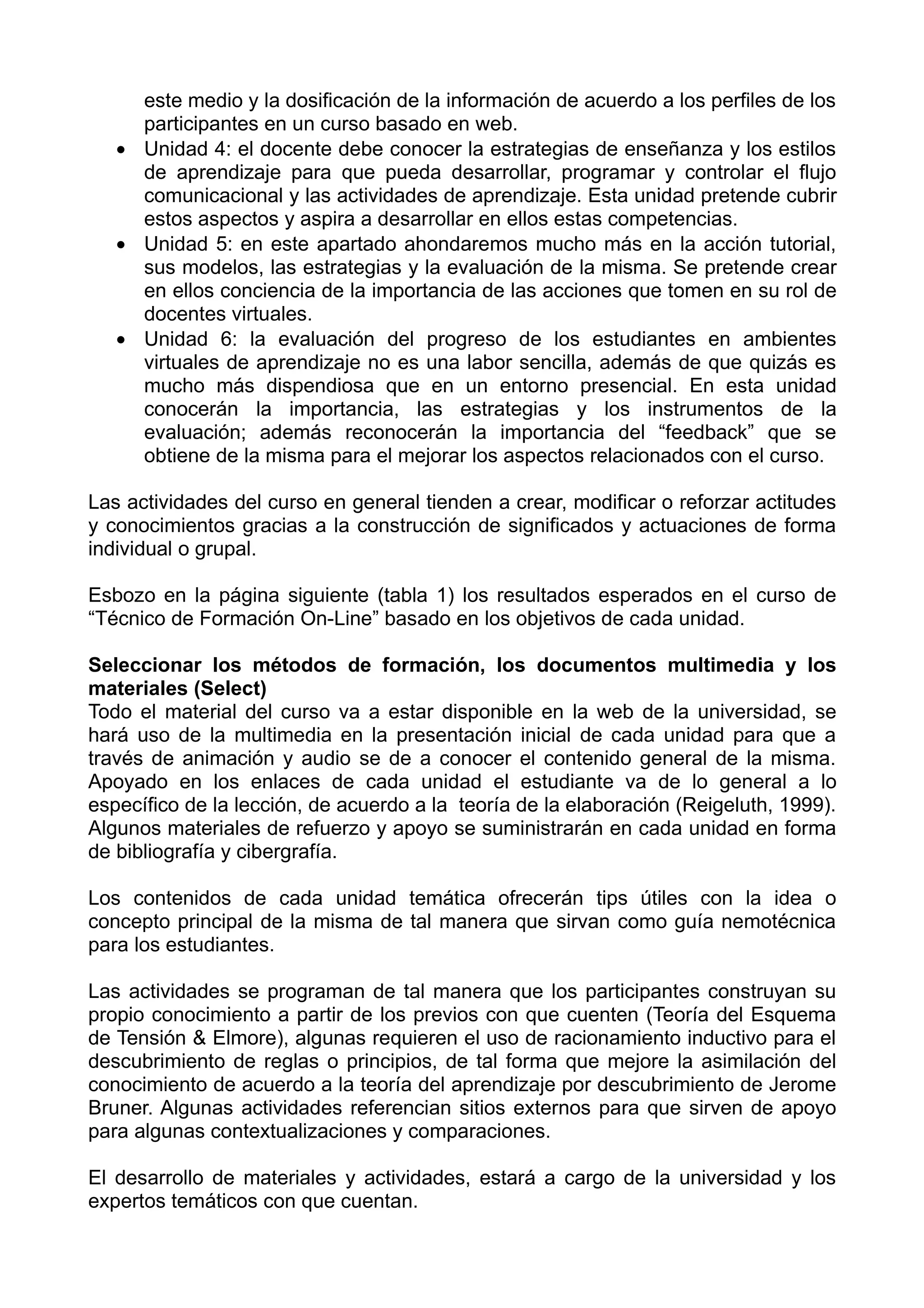 Modelo de Diseño Instruccional para e-learning | PDF