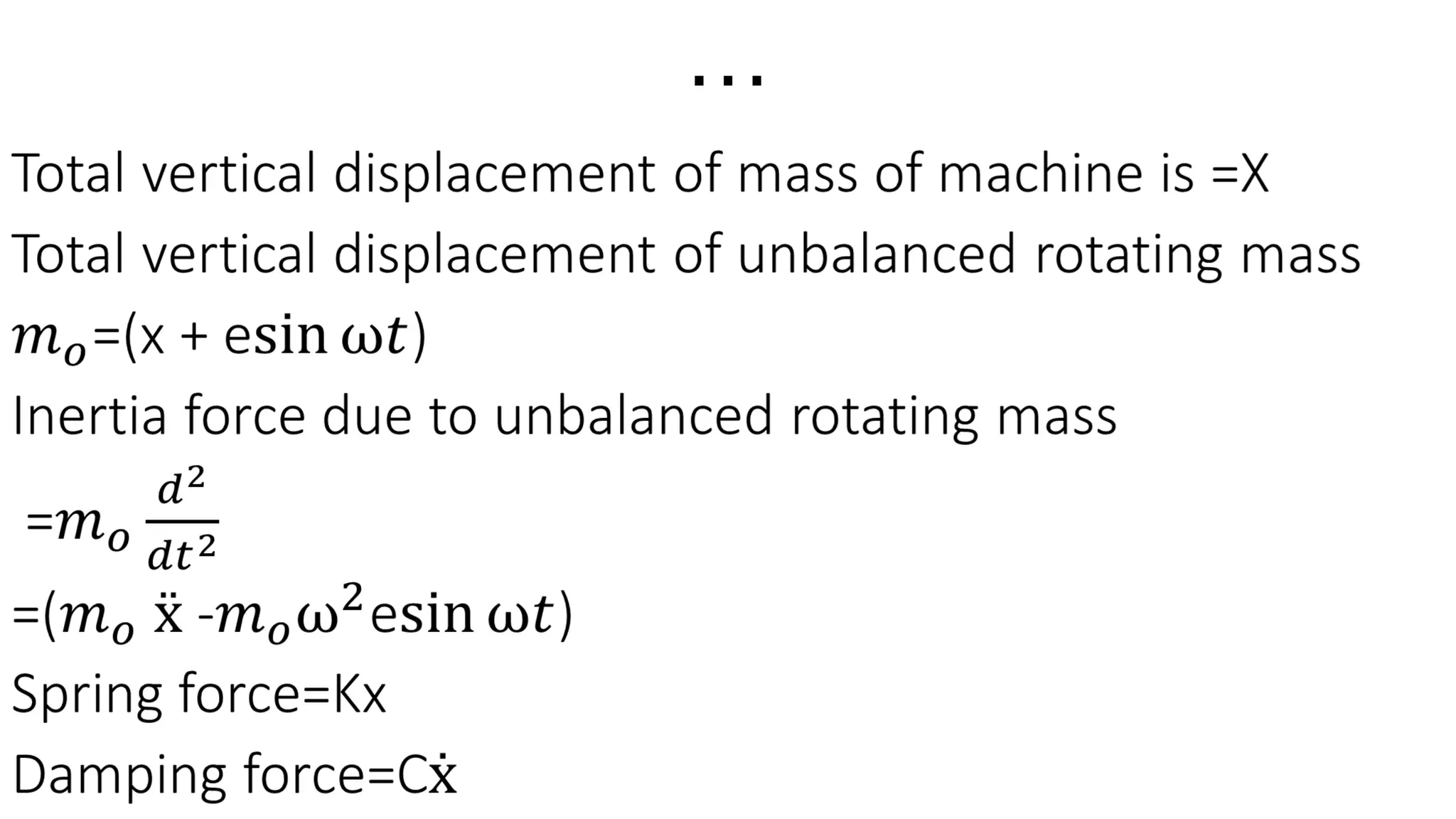 Rotating unbalance system | PPT