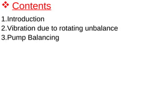 Rotating unbalance system | PPT