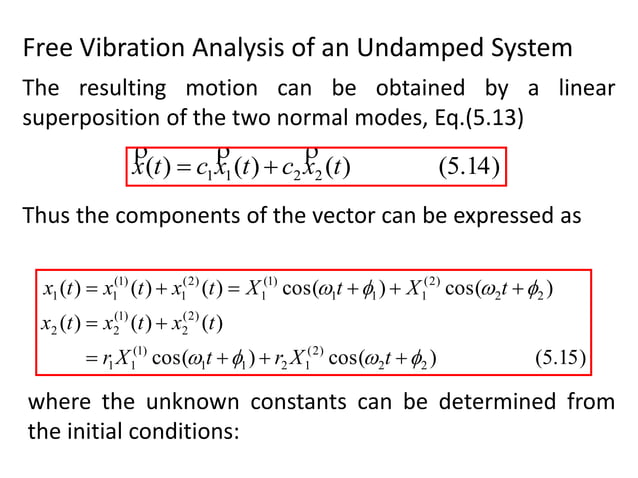 two degree of freddom system | PPTX