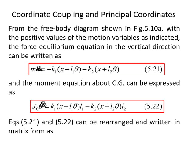 two degree of freddom system | PPTX