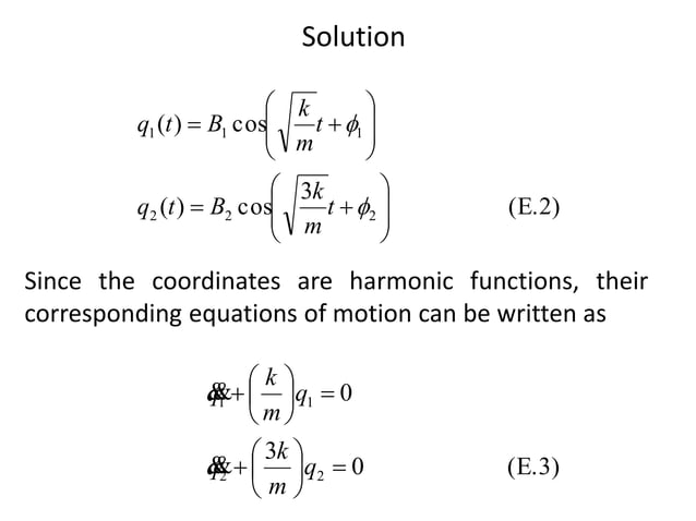 two degree of freddom system | PPTX