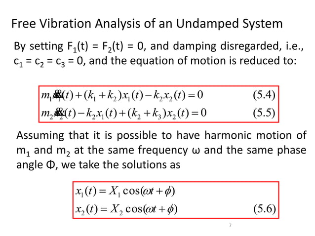 two degree of freddom system | PPTX