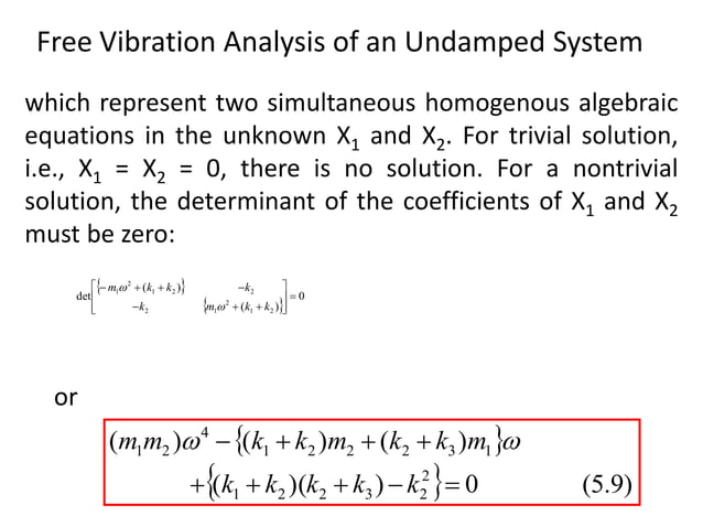 two degree of freddom system | PPTX