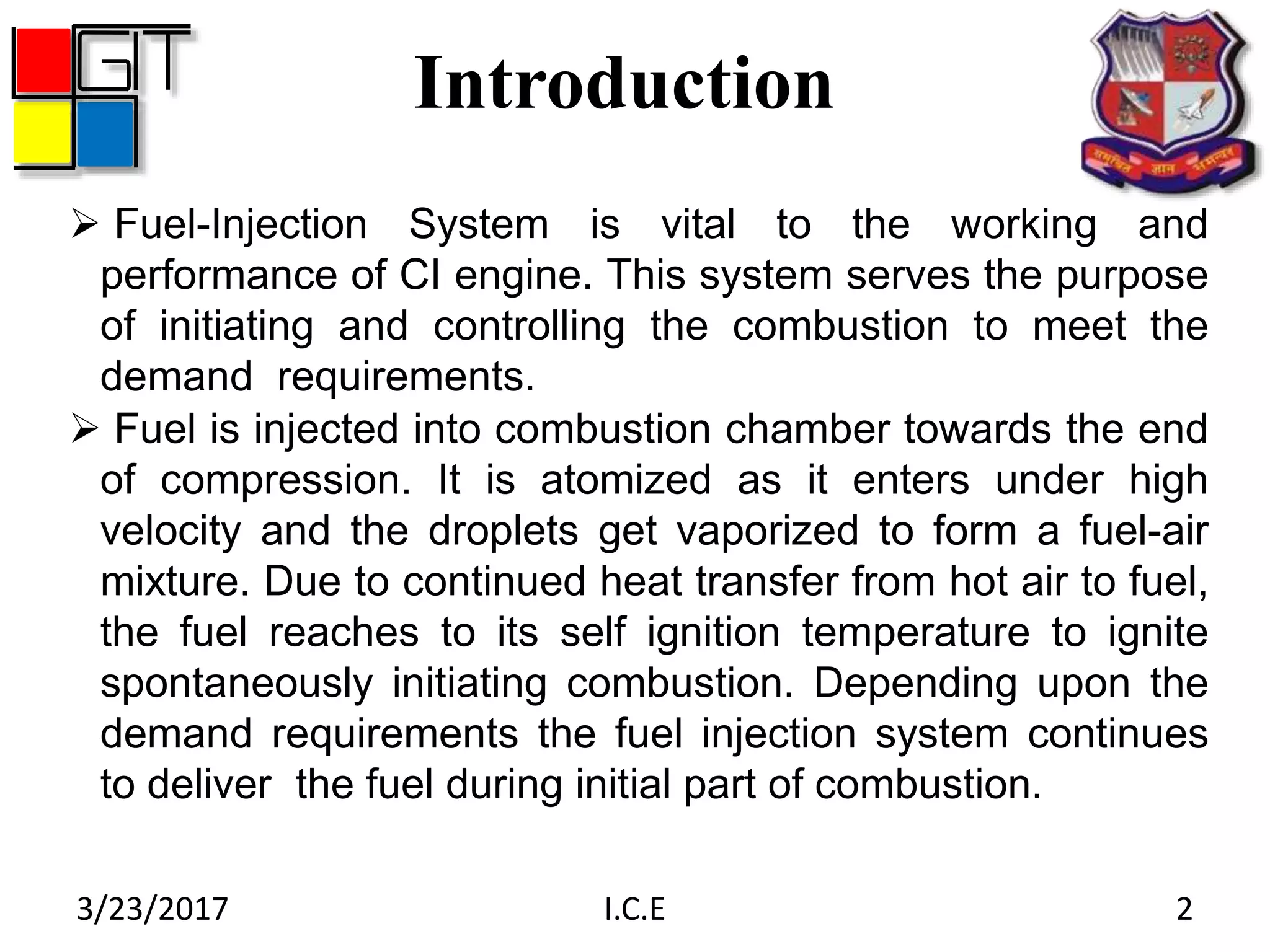 ppt of fuel injection system | PPTX