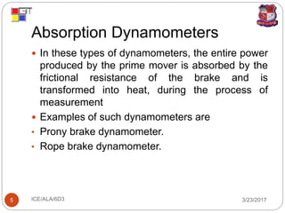 presentation on dynamometers | PPTX