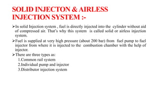 Air Injection and Solid Injection System | PPTX