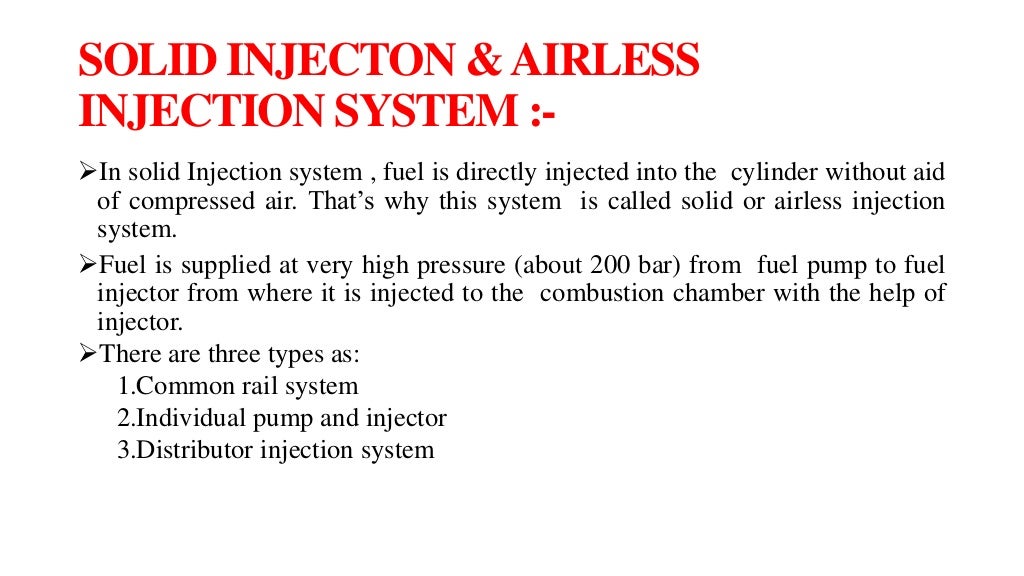 Air Injection and Solid Injection System