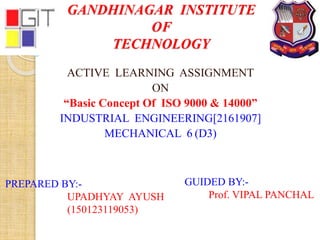 ppt of basic concept of iso 9000 & 14000 | PPTX