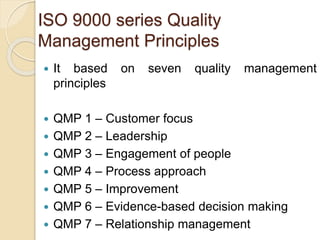 ppt of basic concept of iso 9000 & 14000 | PPTX