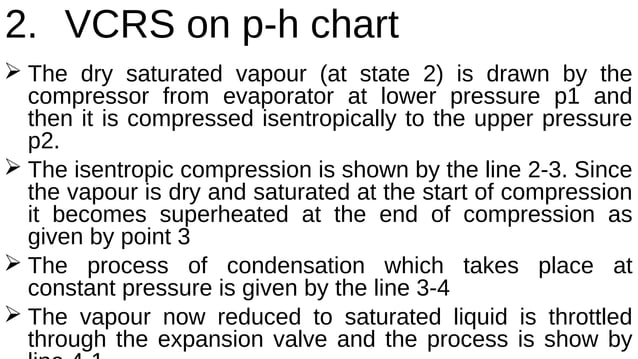 Vapor-compression refrigeration – Effect of parameter | PPT