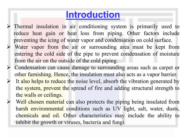ppt of thermal insulating materials | PPTX