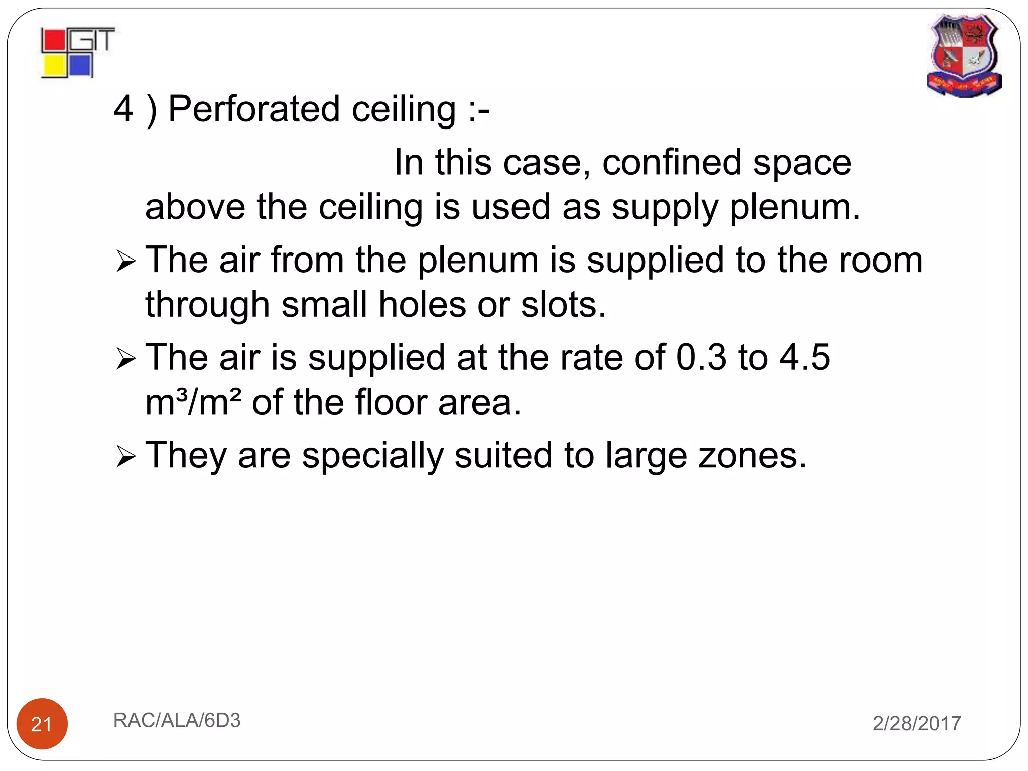 PRESENTATION ON DUCT DESIGN | PPTX
