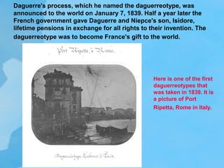 Brief History of Photography | PPTX