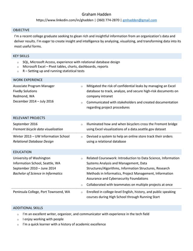 graham hadden resume | PDF | Databases | Computer Software and Applications