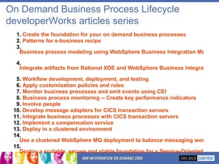 A Service Oriented Architecture For Order Processing In The I B M ...