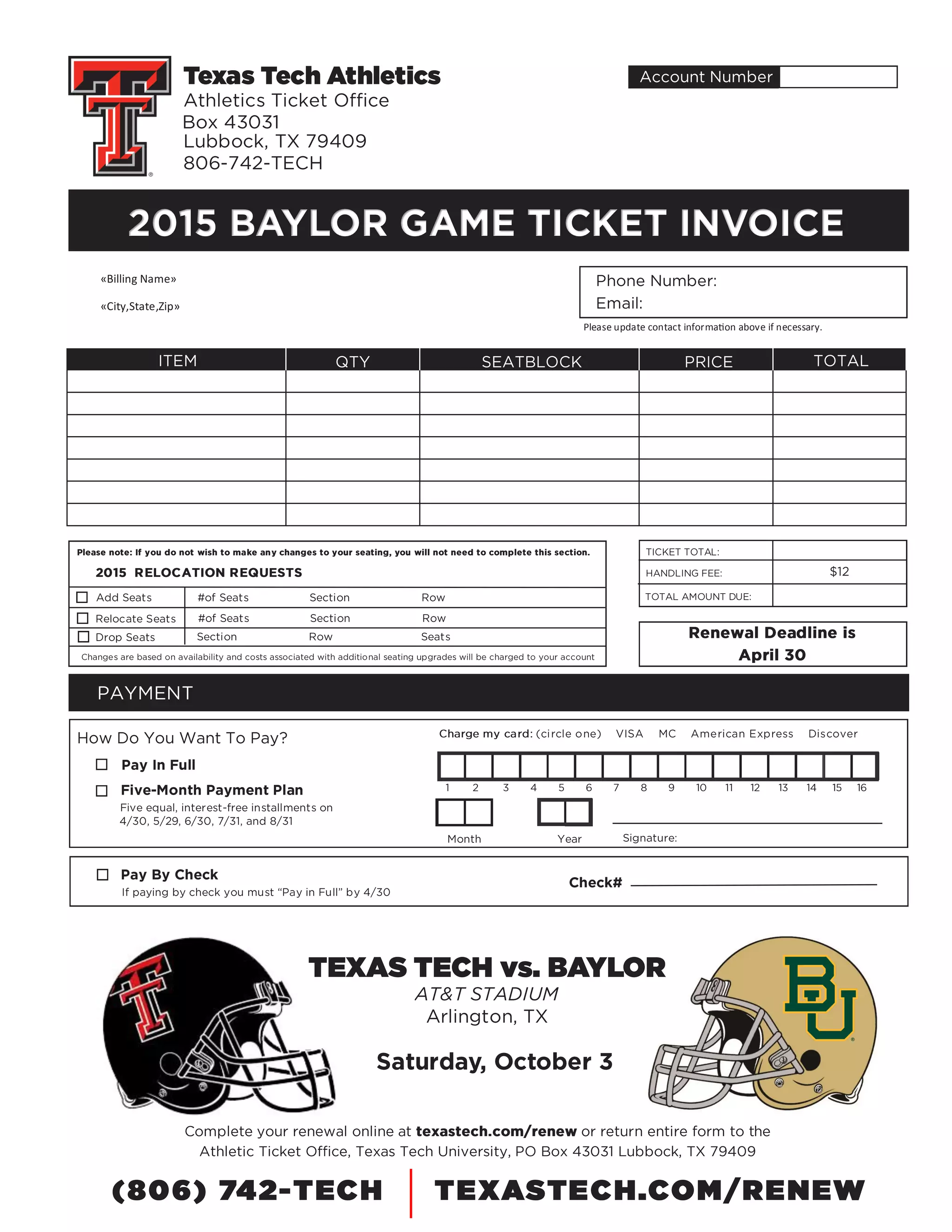 Invoice and Renewal Display | PDF