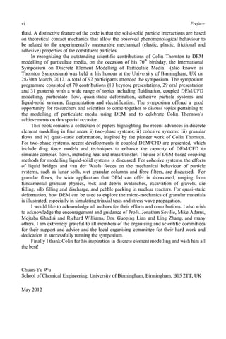 Discrete Element Modelling Of Particulate Media C Y Wu | PDF
