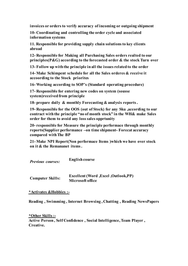 Samar CV | PDF