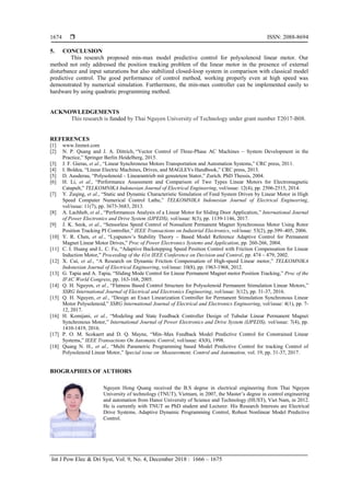 Min Max Model Predictive Control for Polysolenoid Linear Motor | PDF