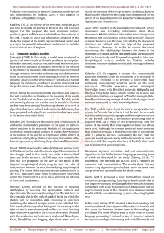 Turkish Natural Language Processing Studies | PDF