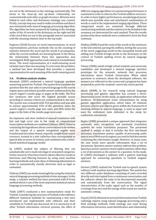 Turkish Natural Language Processing Studies | PDF