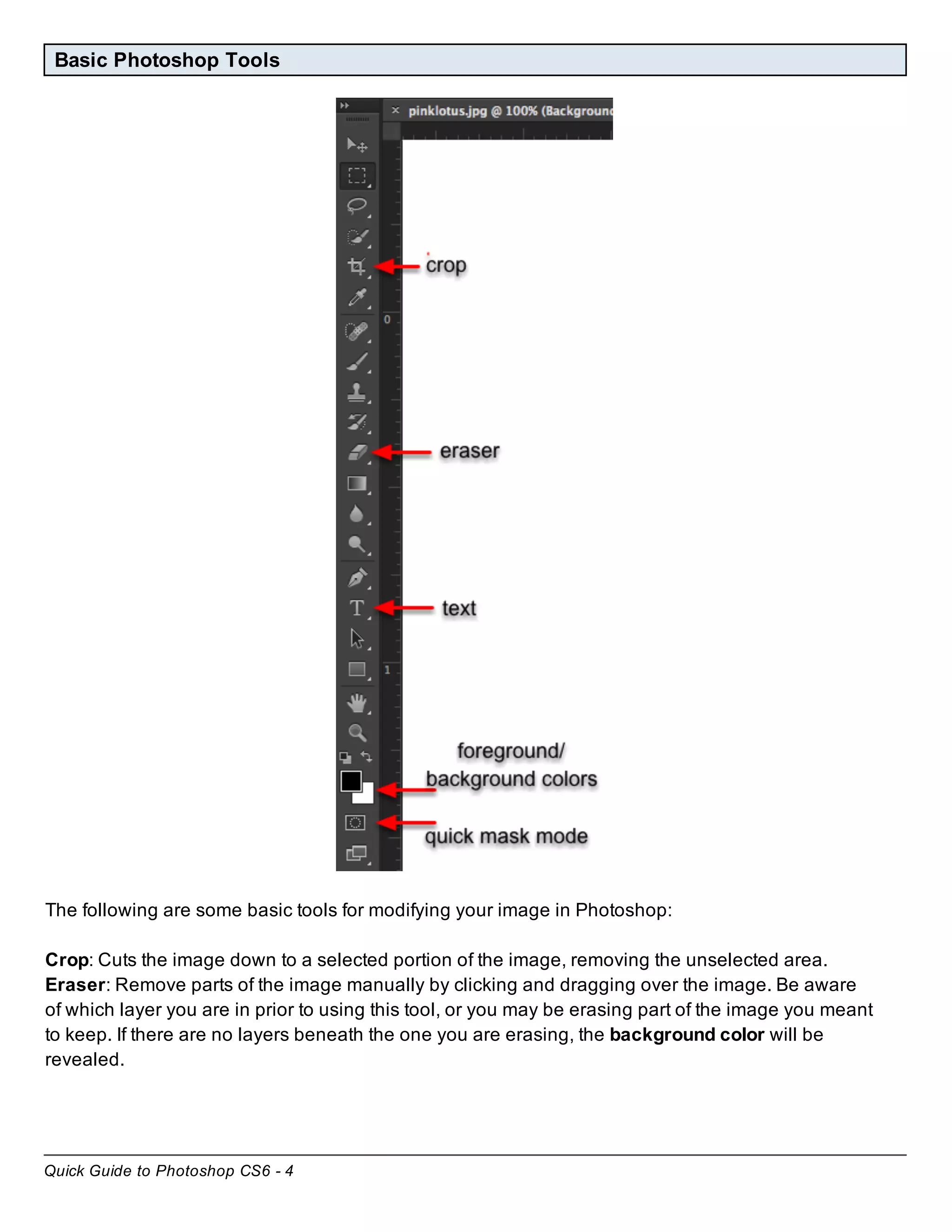 217 quick guide to photoshop cs6 | PDF