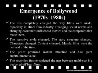 Indian film history | PPT | Movies | Entertainment