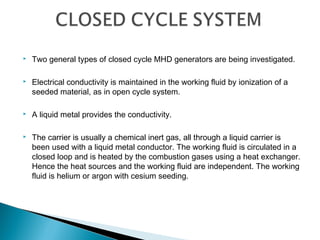MHD Power Generation | PPT