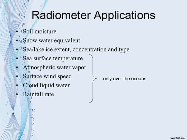 Remote sensing & Radiometers Systems | PPTX