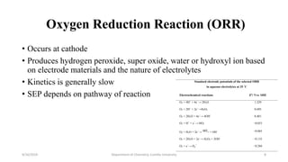 ORR | PPTX | Chemistry | Science