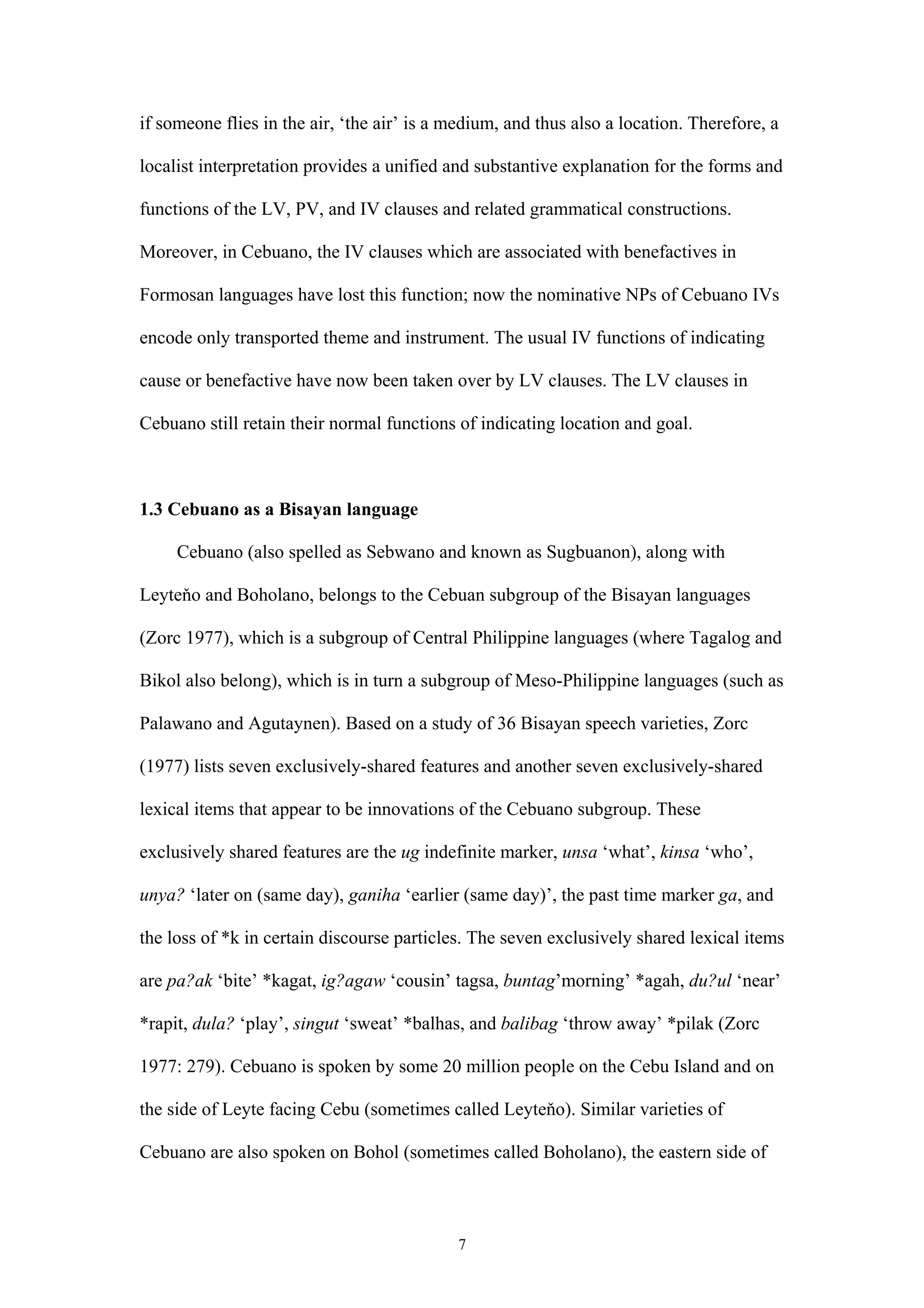 Cebuano A Functional Reference Grammar Of Cebuano Tanangkingsing ...