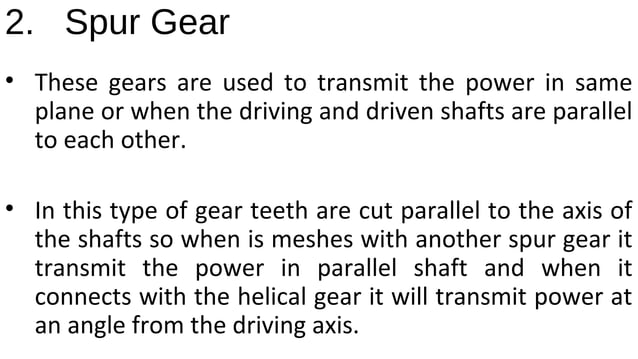 Terminology Of Spur Gear | PPT | Physics | Science