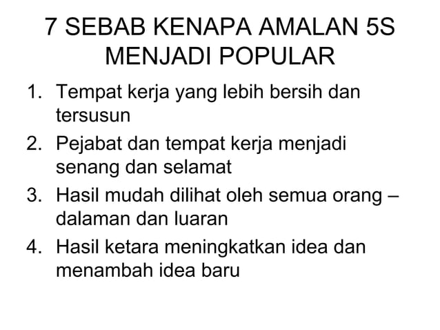 pengenalan-amalan-5s | PDF