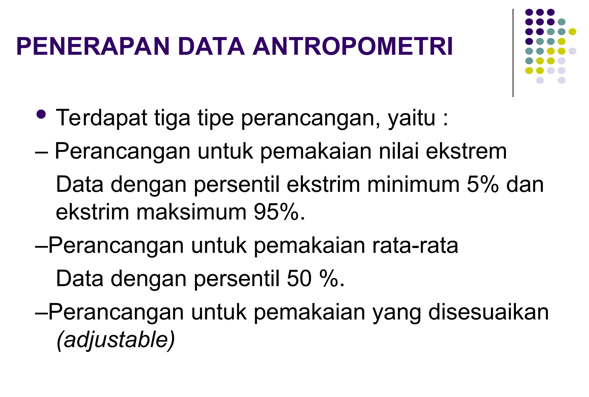 ergonomika chapter 2 Pertemuan 2 antropometri | PPT