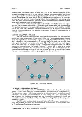 Performance of MPLS-based Virtual Private Networks and Classic Virtual Private Networks Using ...