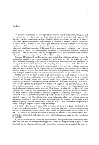 Ionexchange Membrane Separation Processes Heiner Strathmann Eds | PDF