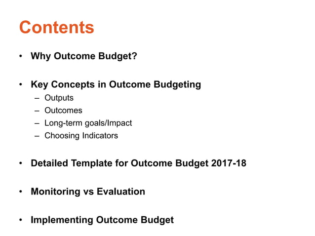 Implementing Outcome Budget_Key Concepts_20Feb | PPTX