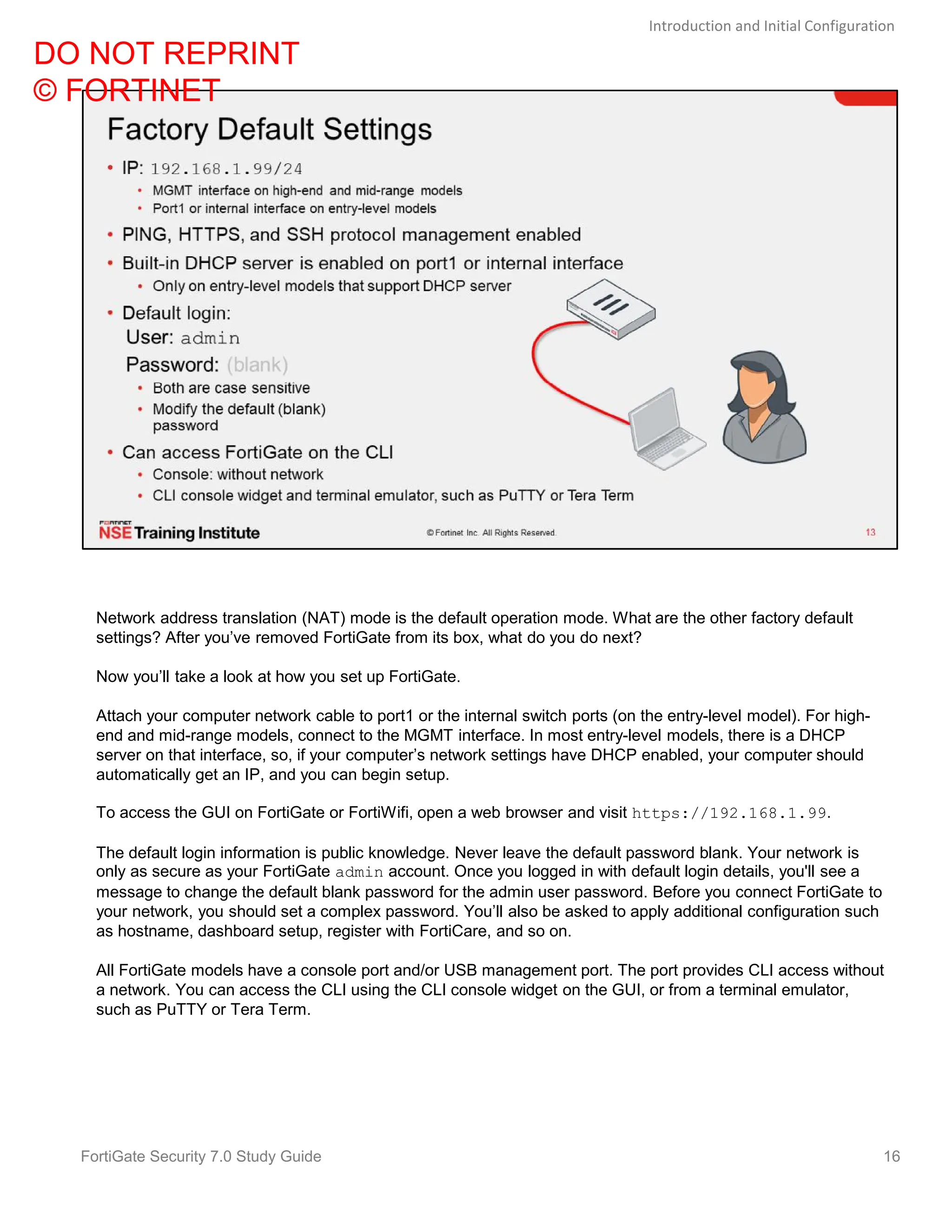 Fortinet Fortigate Security Study Guide V70 Fortinet | PDF