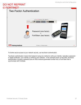 Fortinet Fortigate Security Study Guide V70 Fortinet | PDF