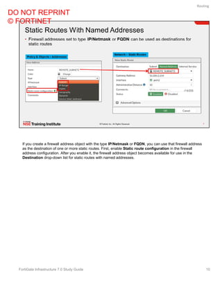 Fortigate Infrastructure Study Guide V70 Fortinet | PDF