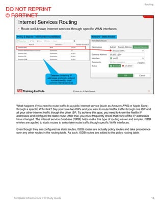 Fortigate Infrastructure Study Guide V70 Fortinet | PDF