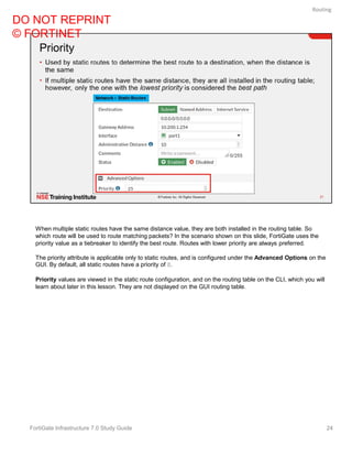 Fortigate Infrastructure Study Guide V70 Fortinet | PDF