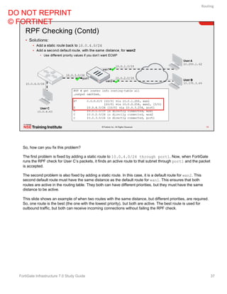 Fortigate Infrastructure Study Guide V70 Fortinet | PDF