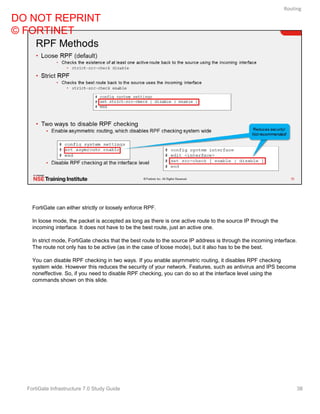 Fortigate Infrastructure Study Guide V70 Fortinet | PDF