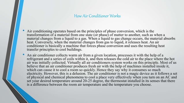 Air Conditioner | PPT