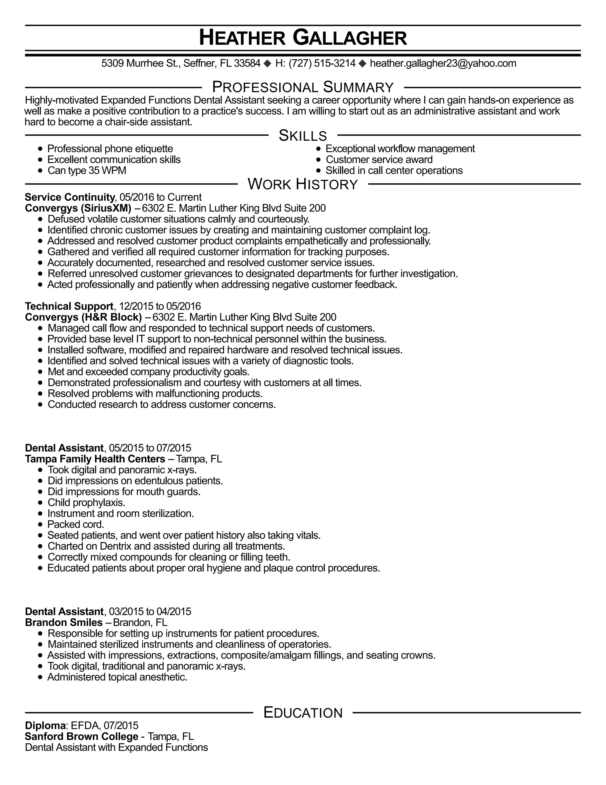 heathergallagherresume | PDF