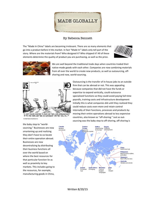 Made Globally PDF | PDF