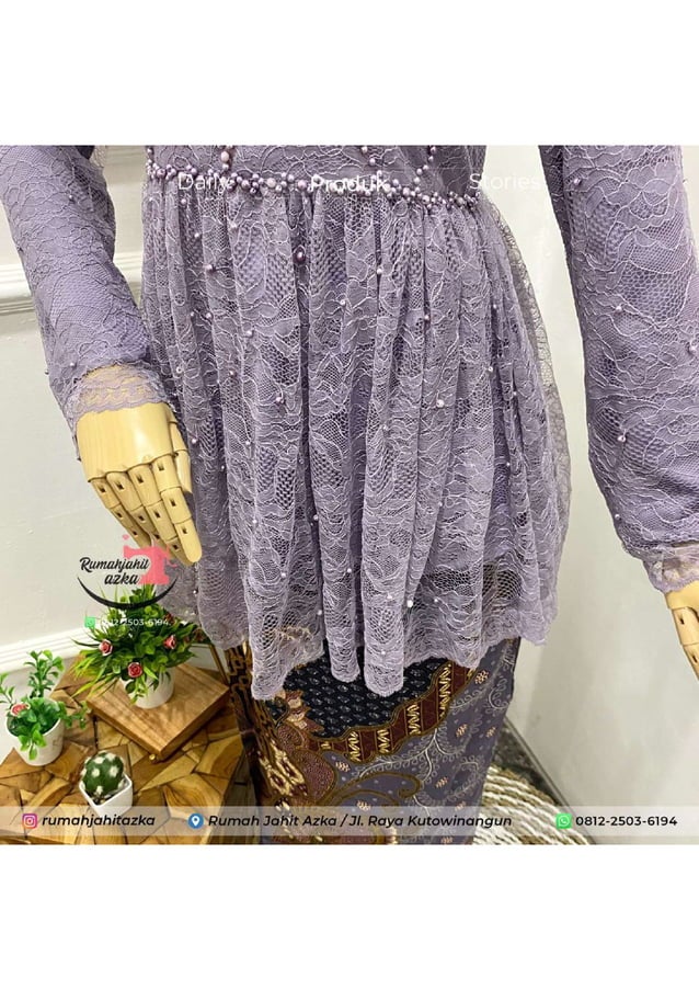 Kebaya Wisuda Couple Modern Terbaru by Rumah Jahit Azka | PDF